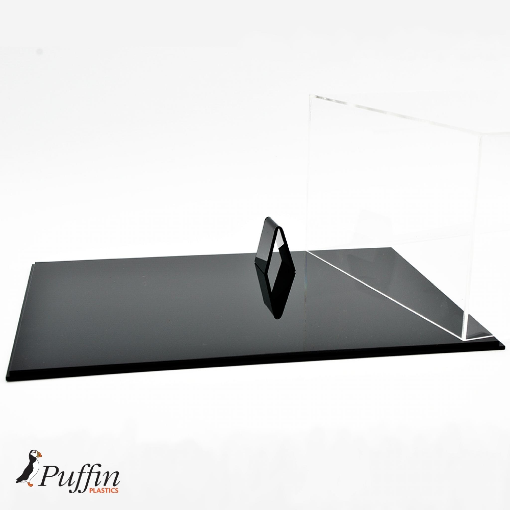 Trainer Display Case - Double | Puffin Plastics