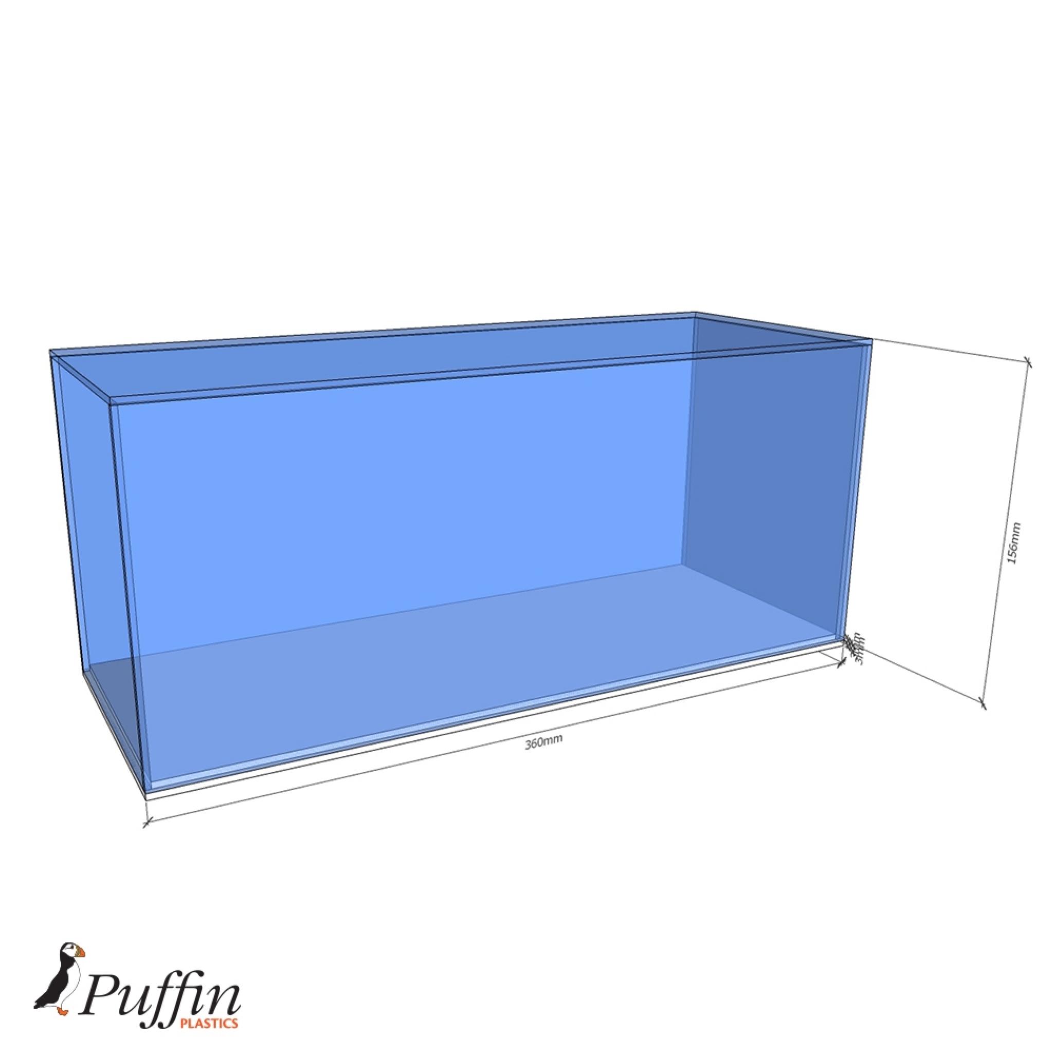Collectable Shoe Display Case - Single Colour Base | Puffin Plastics