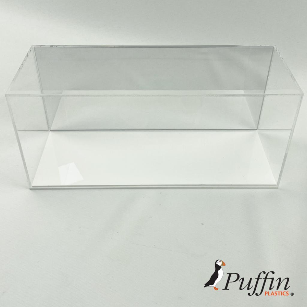 Collectable Shoe Display Case Single - With Mirror Back | Puffin Plastics
