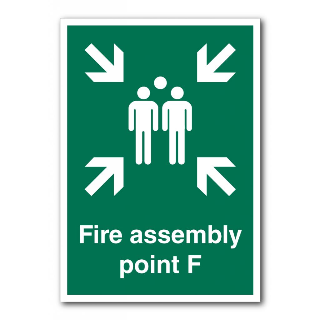 Safety Signs - Safety Condition Signs - Fire Assembly Point F Sign