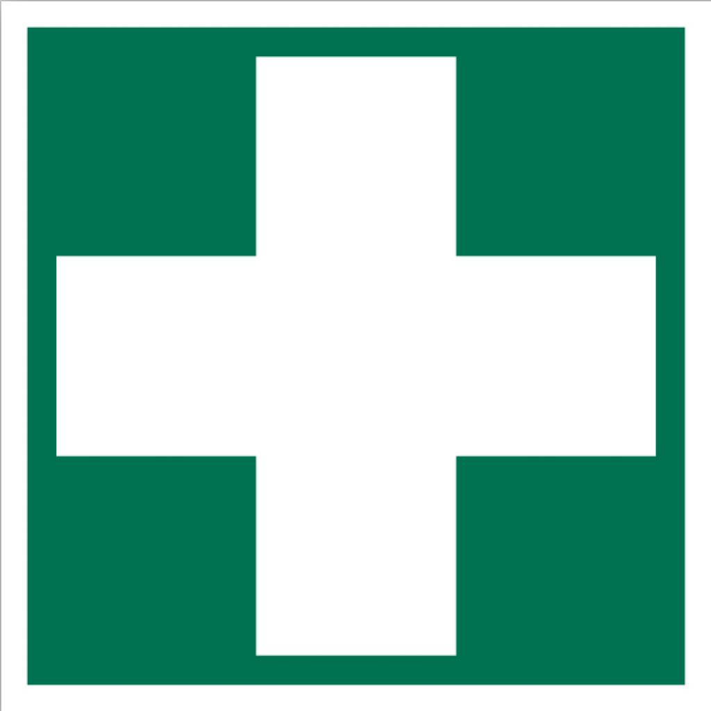 Safety Signs - Safety Condition Signs - First Aid Cross Only Sign