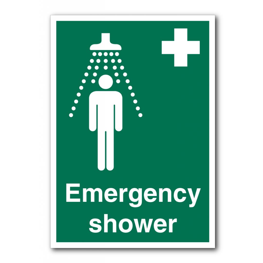 Safety Signs - Safety Condition Signs - Emergency Shower Sign