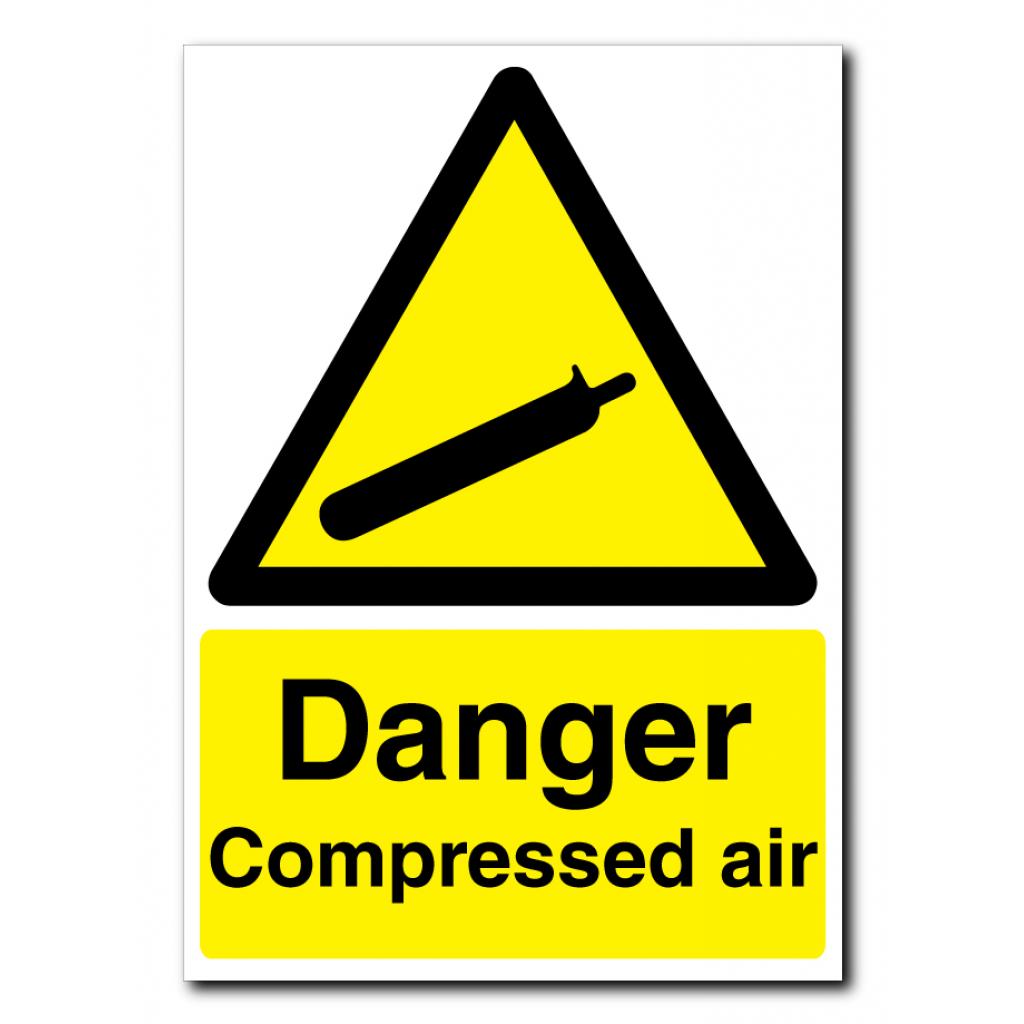 Safety Signs - Danger Compressed Air Sign