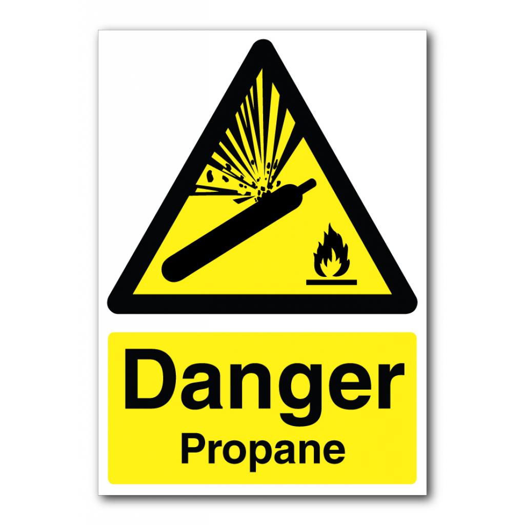 Safety Signs - Danger Propane Sign