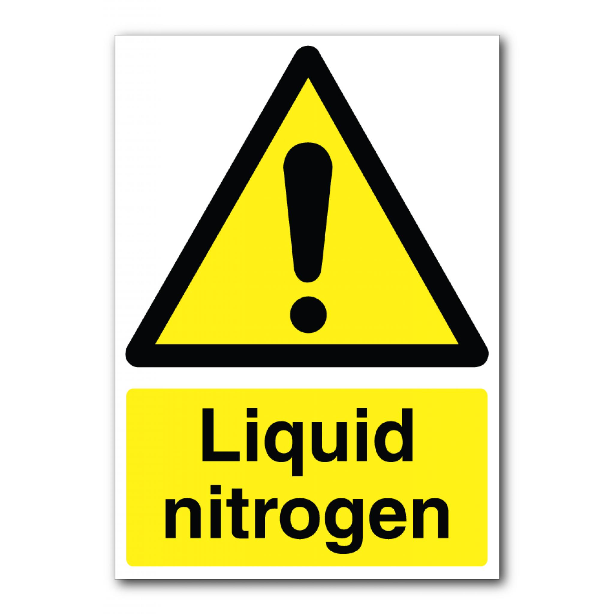 Safety Signs - Hazard Signs - Liquid Nitrogen Sign
