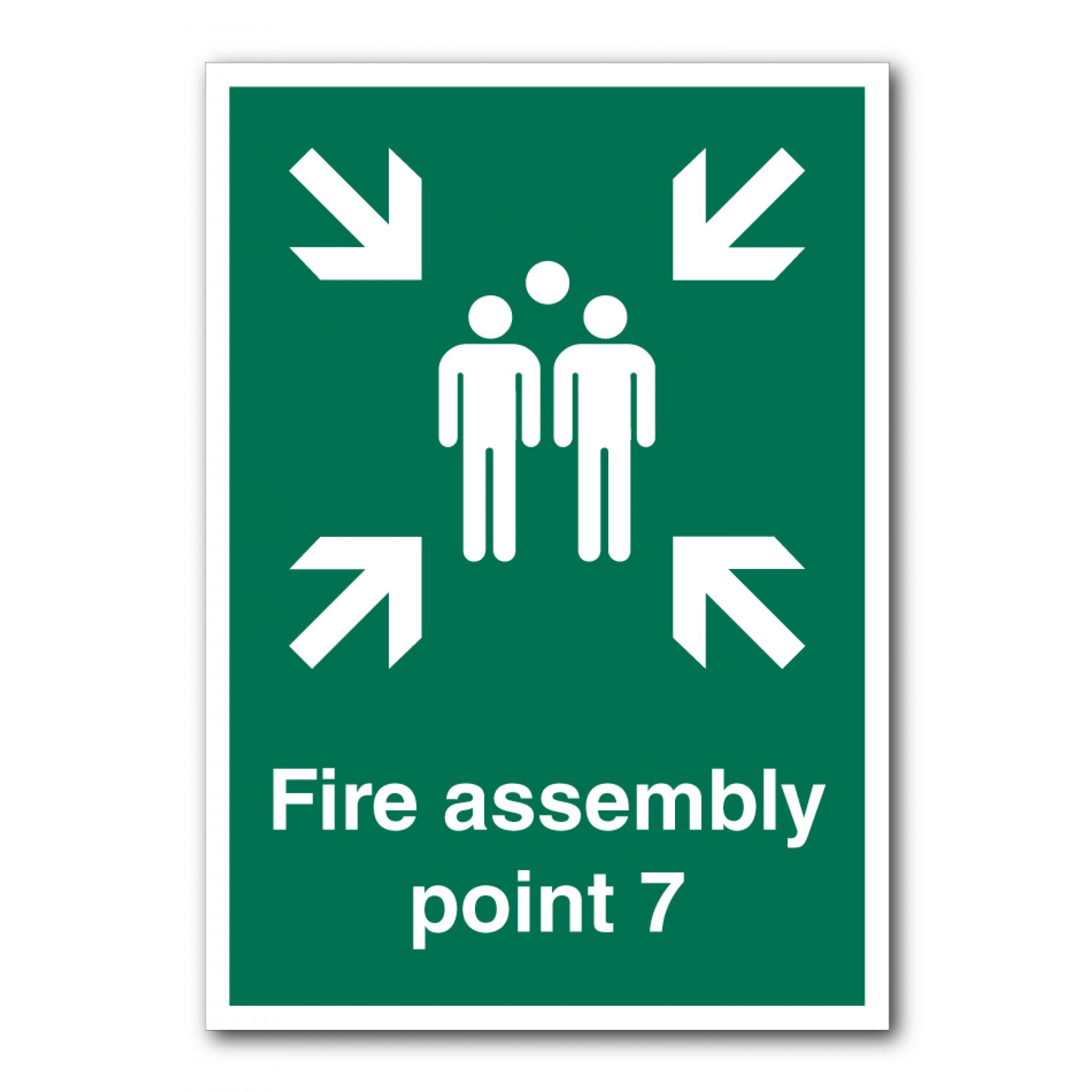 Safety Signs - Safety Condition Signs - Fire Assembly Point 7 Sign
