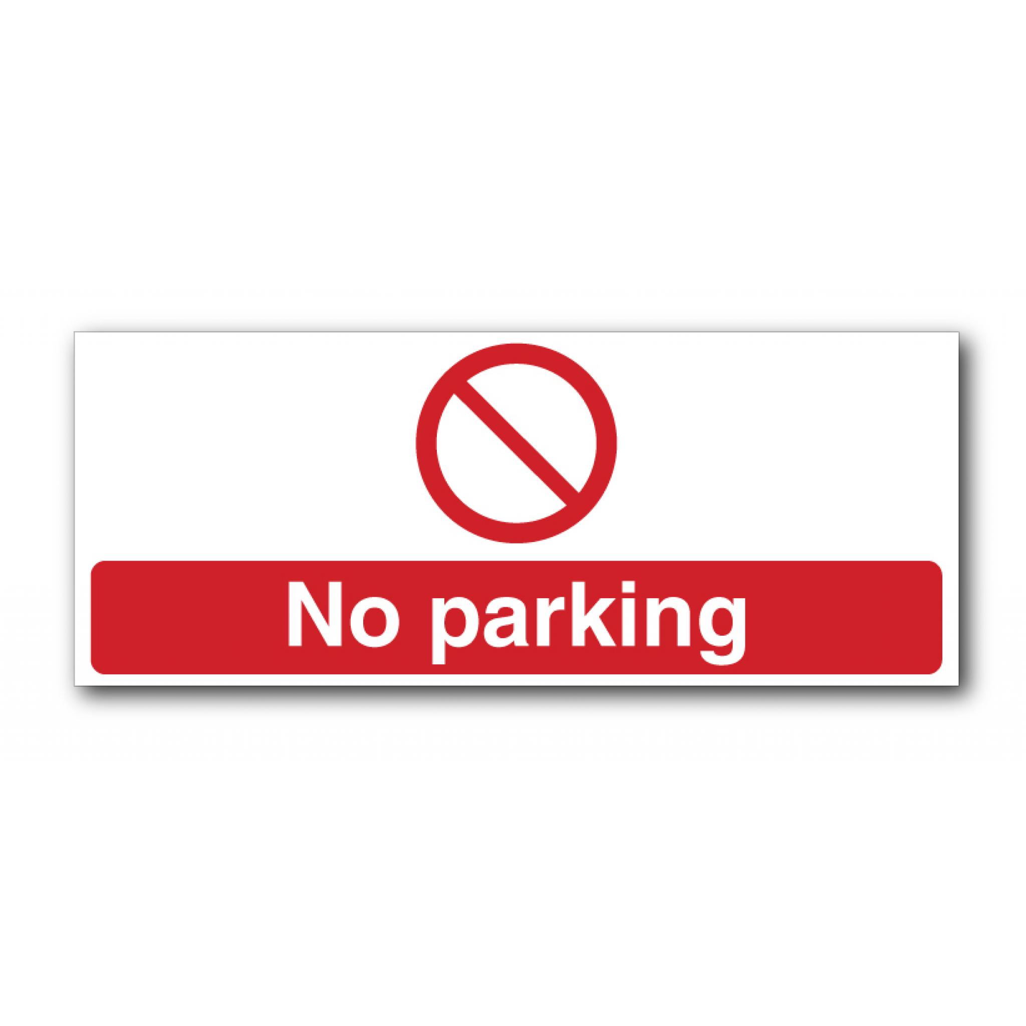 Safety Signs - Prohibition Signs - No Parking Sign | Puffin Plastics