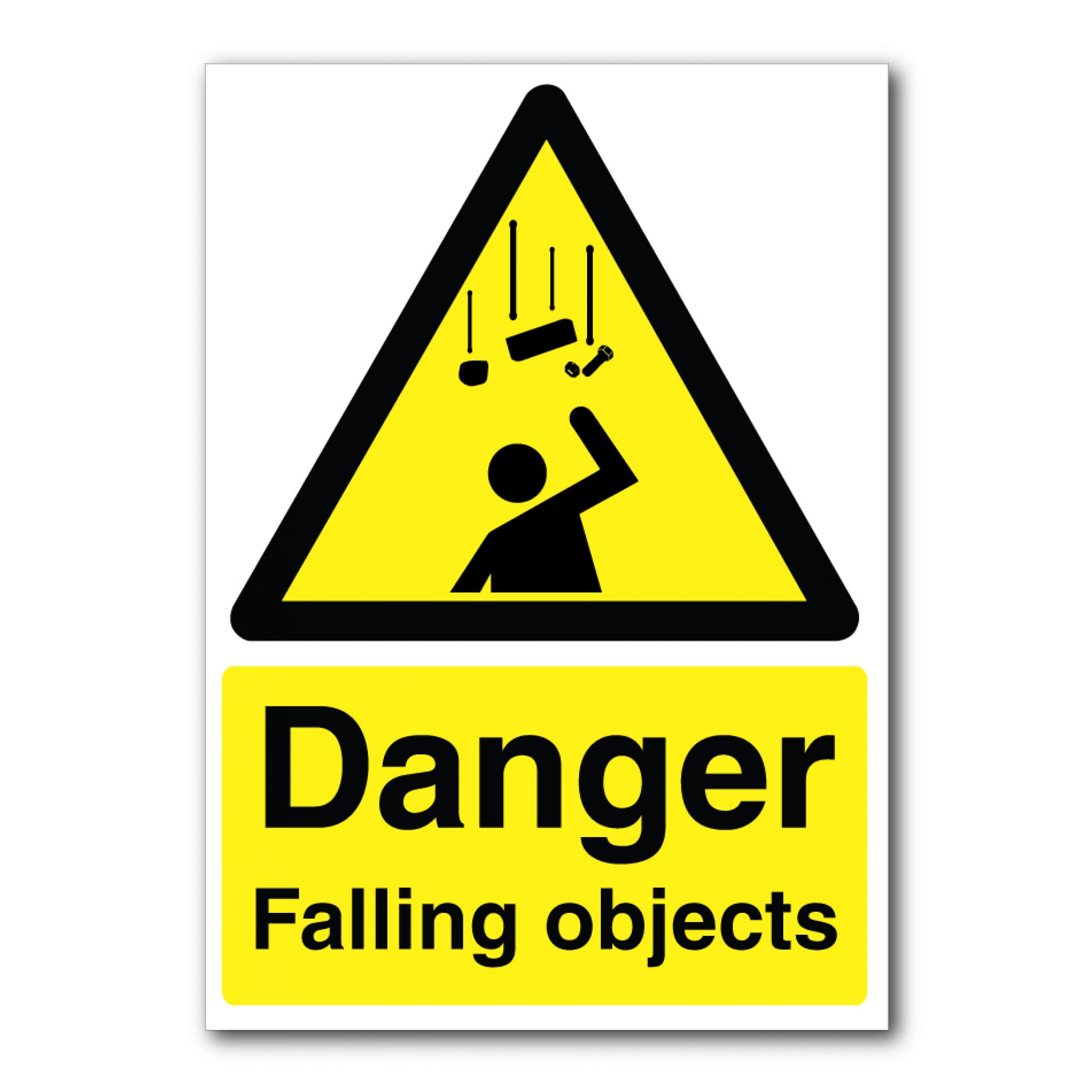 Safety Signs - Danger Falling Objects Sign
