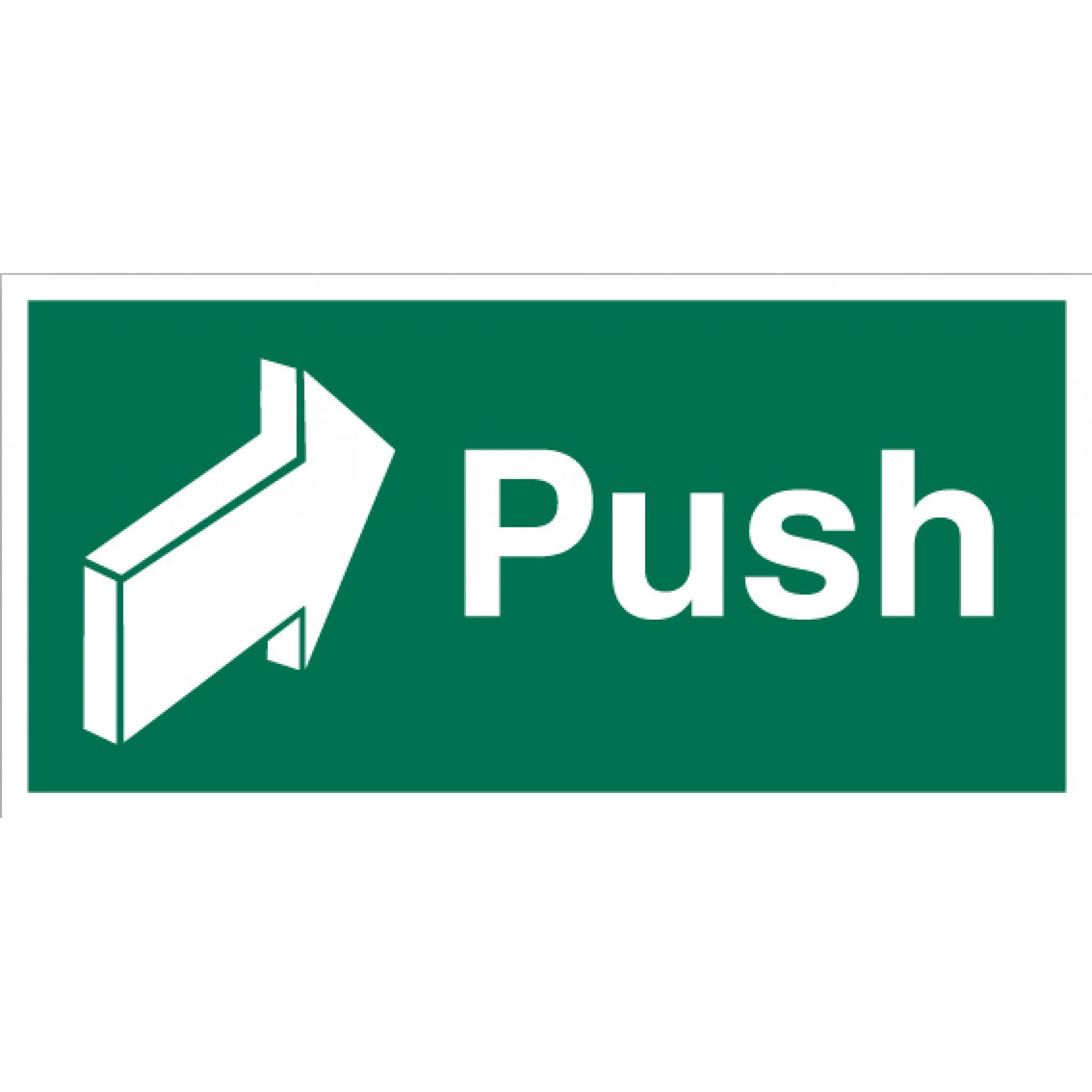 Safety Signs - Safety Condition Signs - Push Sign