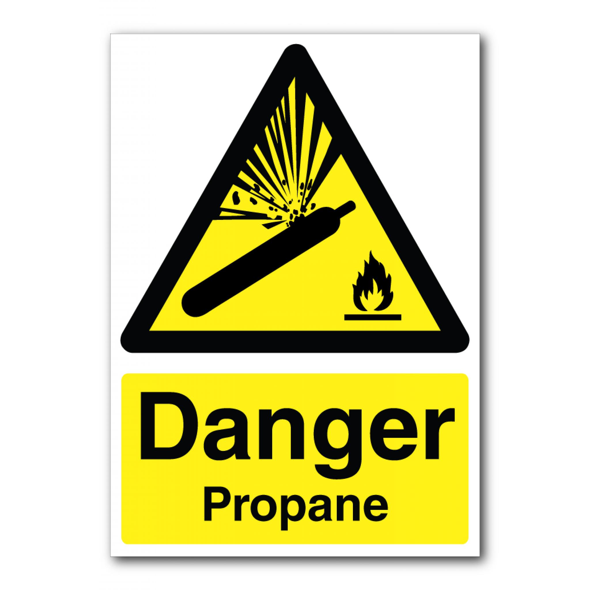 Safety Signs - Danger Propane Sign