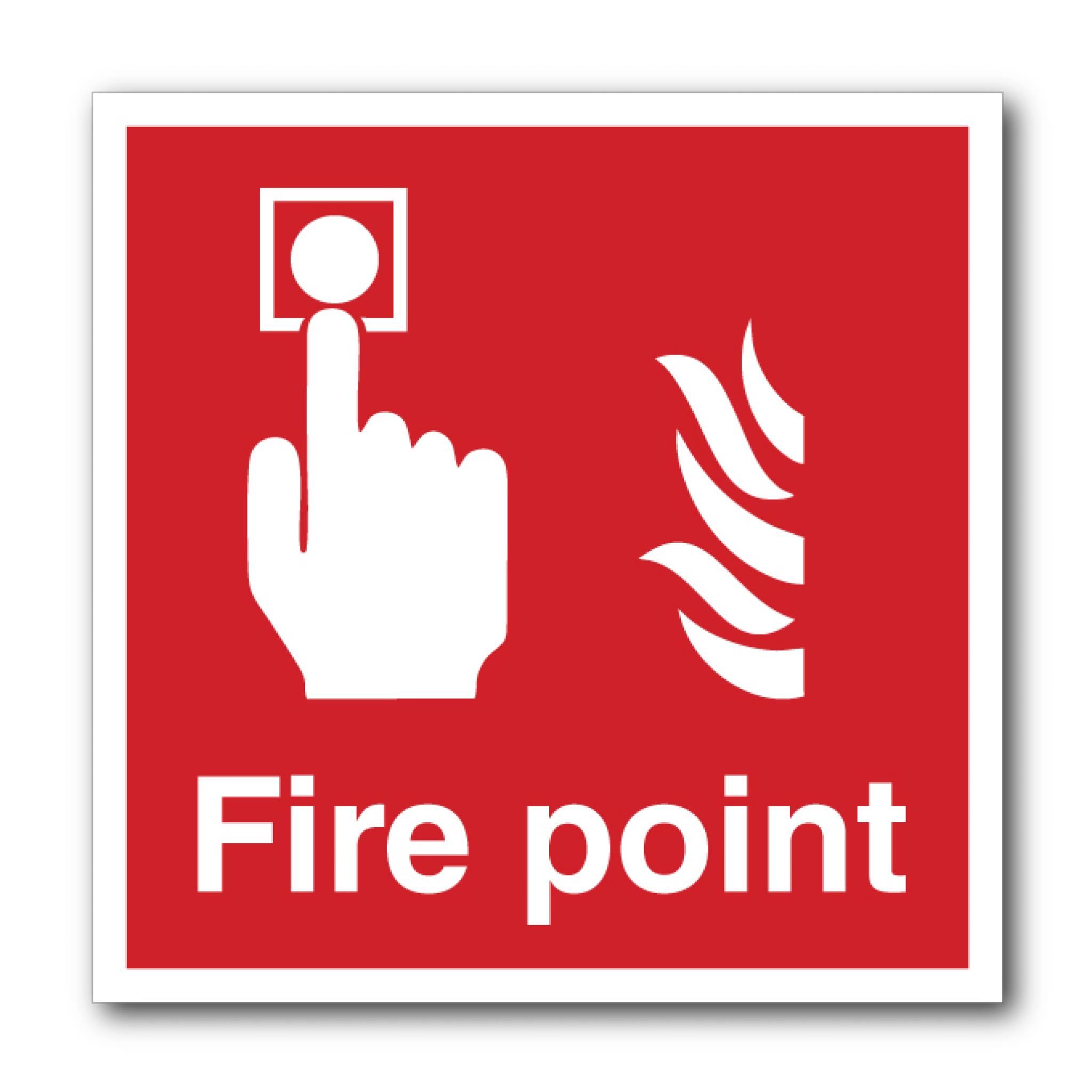 Safety Signs - Fire Safety Equipment Signs - Fire Point Sign