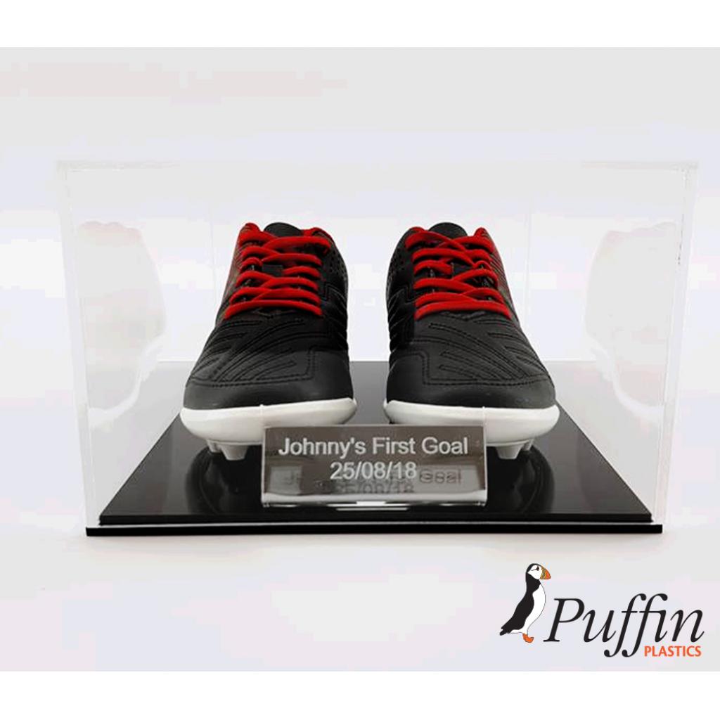 Football Boot Display -Child Double Boot | Puffin Plastics