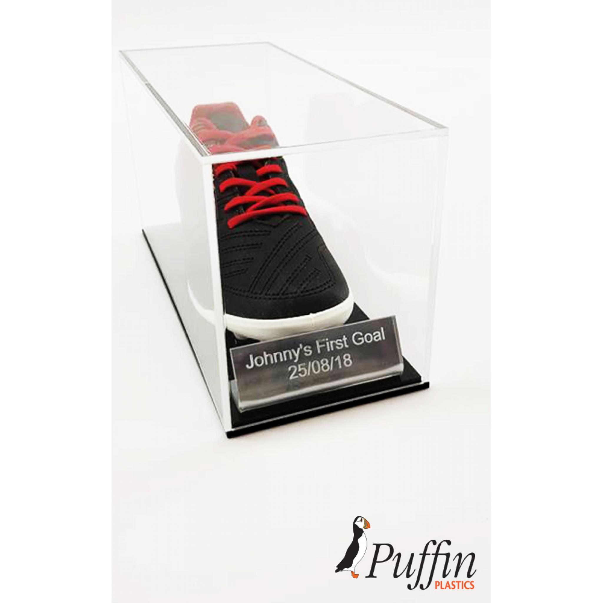 Child Trainer Display Case - Single | Puffin Plastics