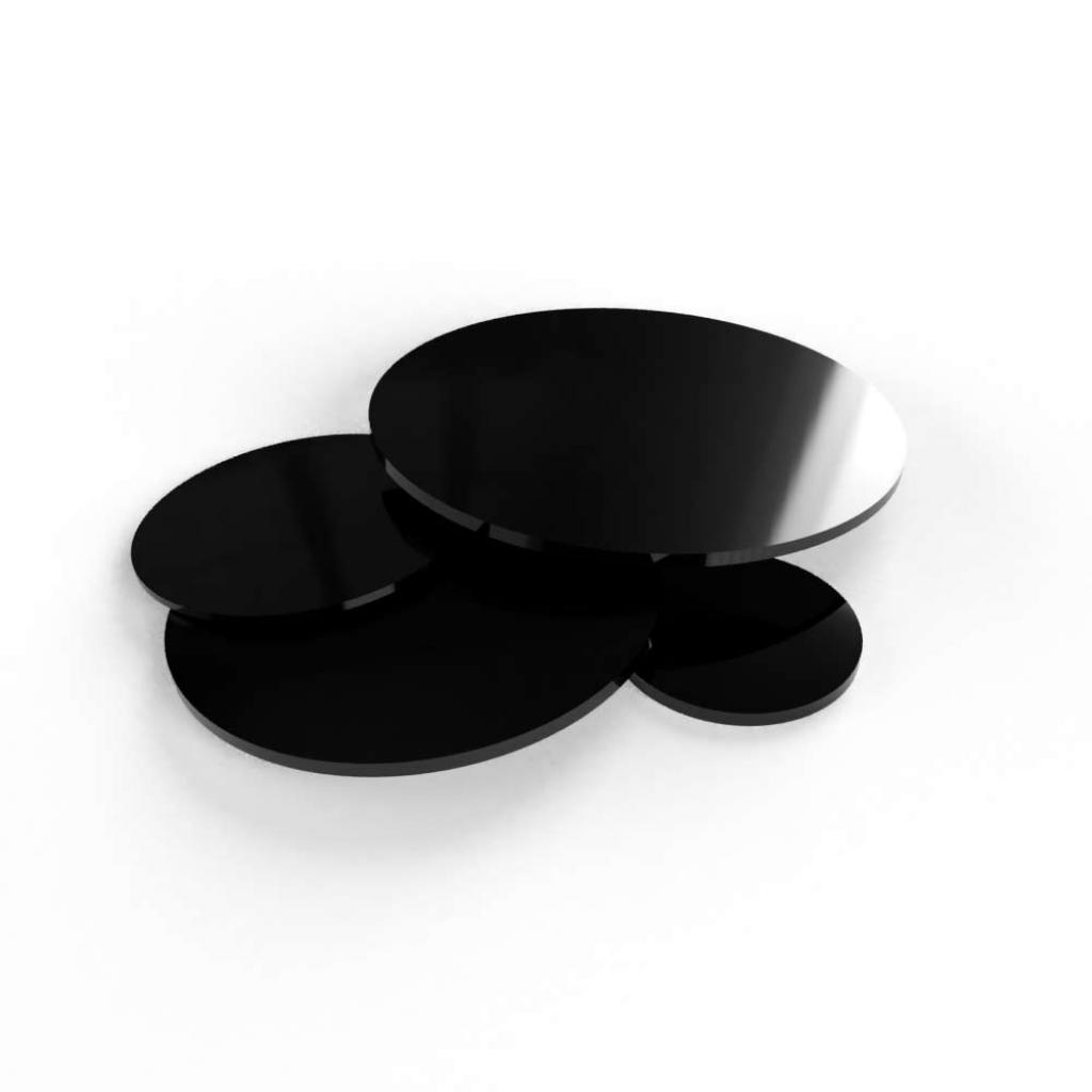Acrylic Discs - Colour & Thickness Options | Puffin Plastics