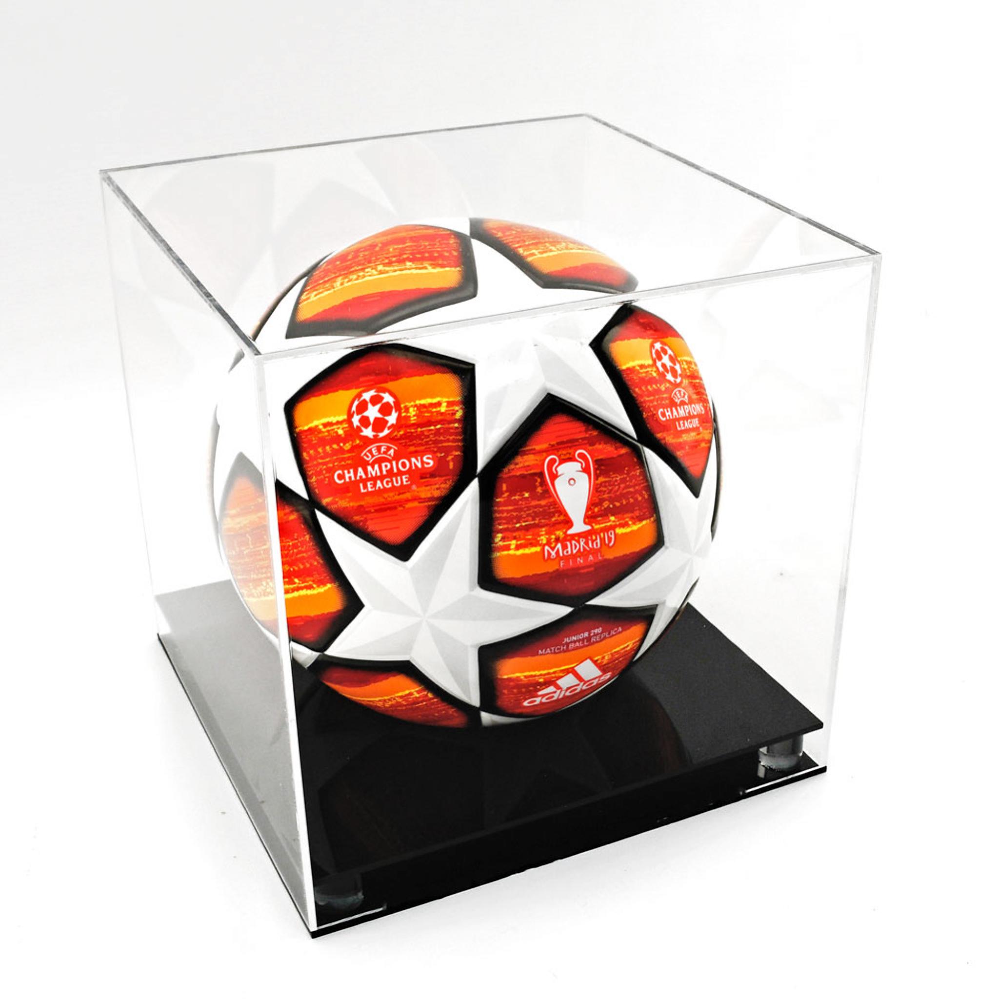Football Display Case - Superior Colour Base | Puffin Plastics
