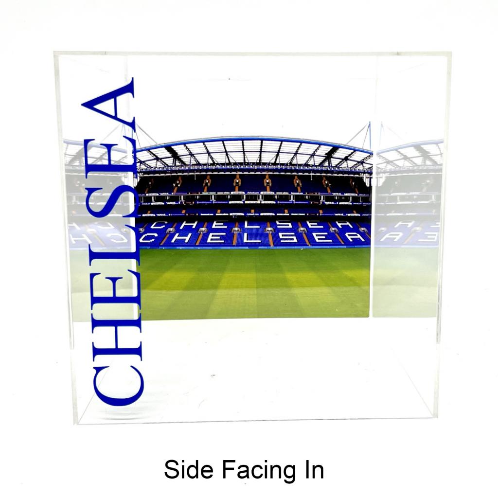 Grass-Effect Single Football Boot Display Case | Puffin Plastics