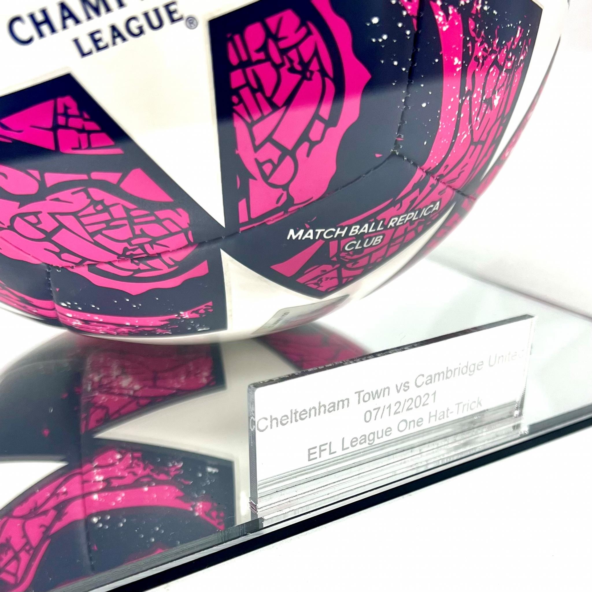 Perspex Acrylic Football Display Case | Puffin Plastics