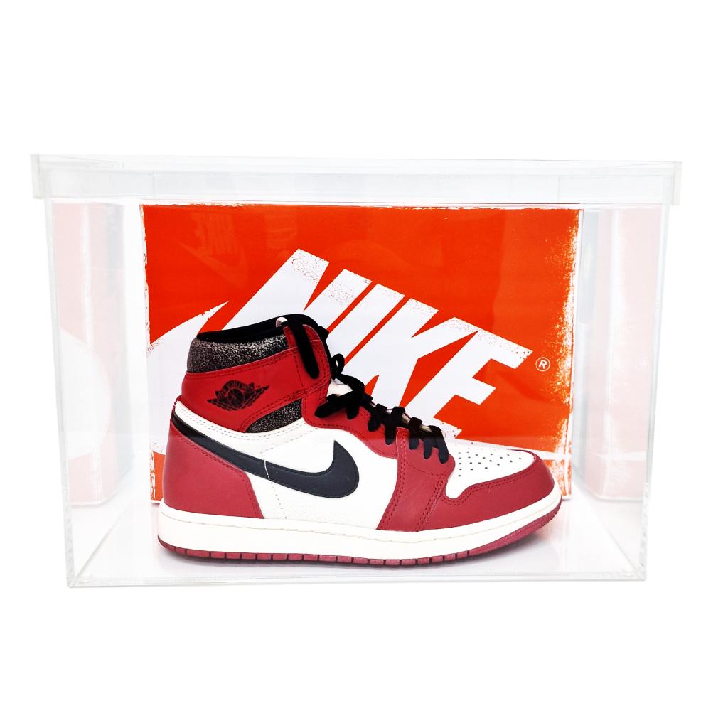 High Top Trainer Display Case | Puffin Plastics