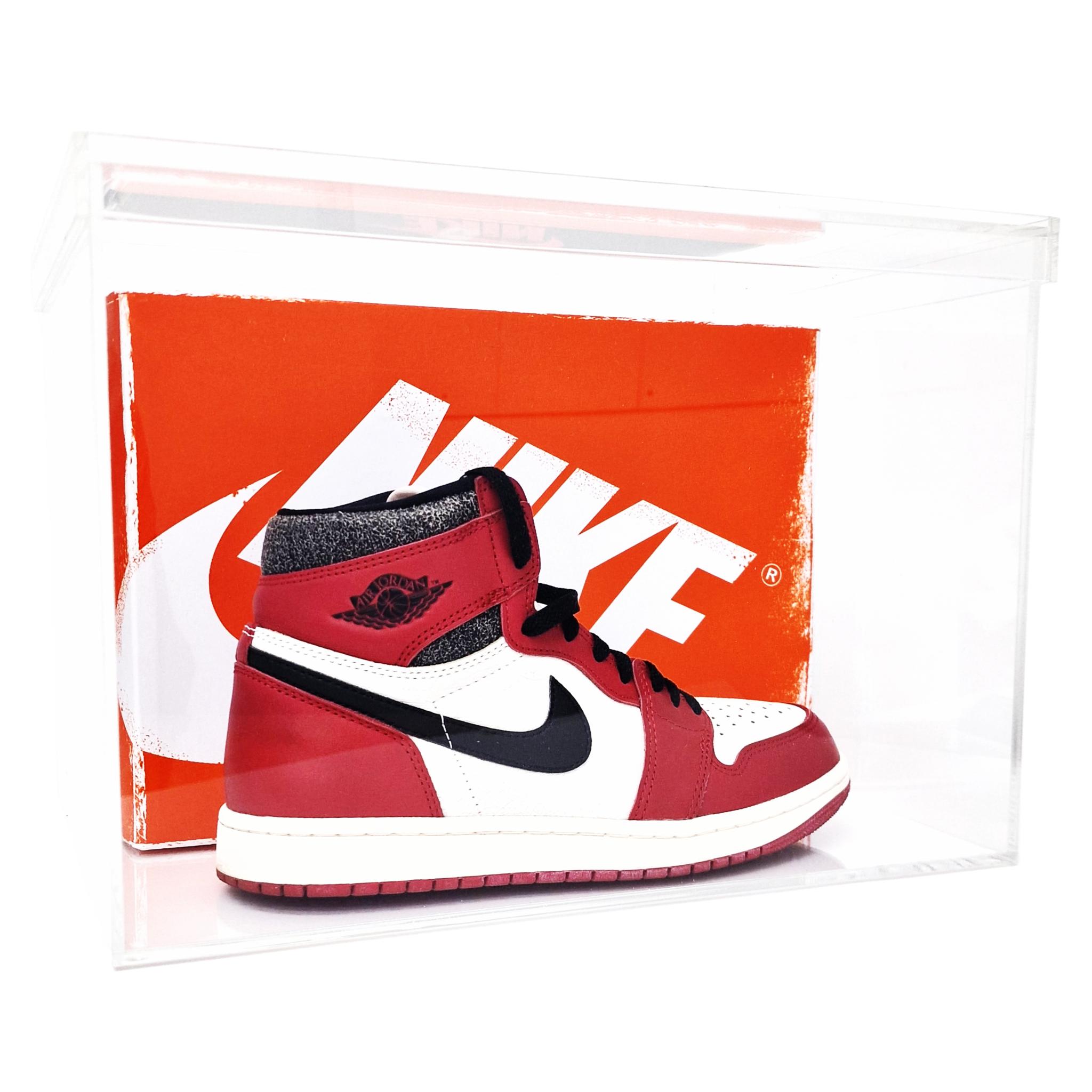 High Top Trainer Display Case | Puffin Plastics
