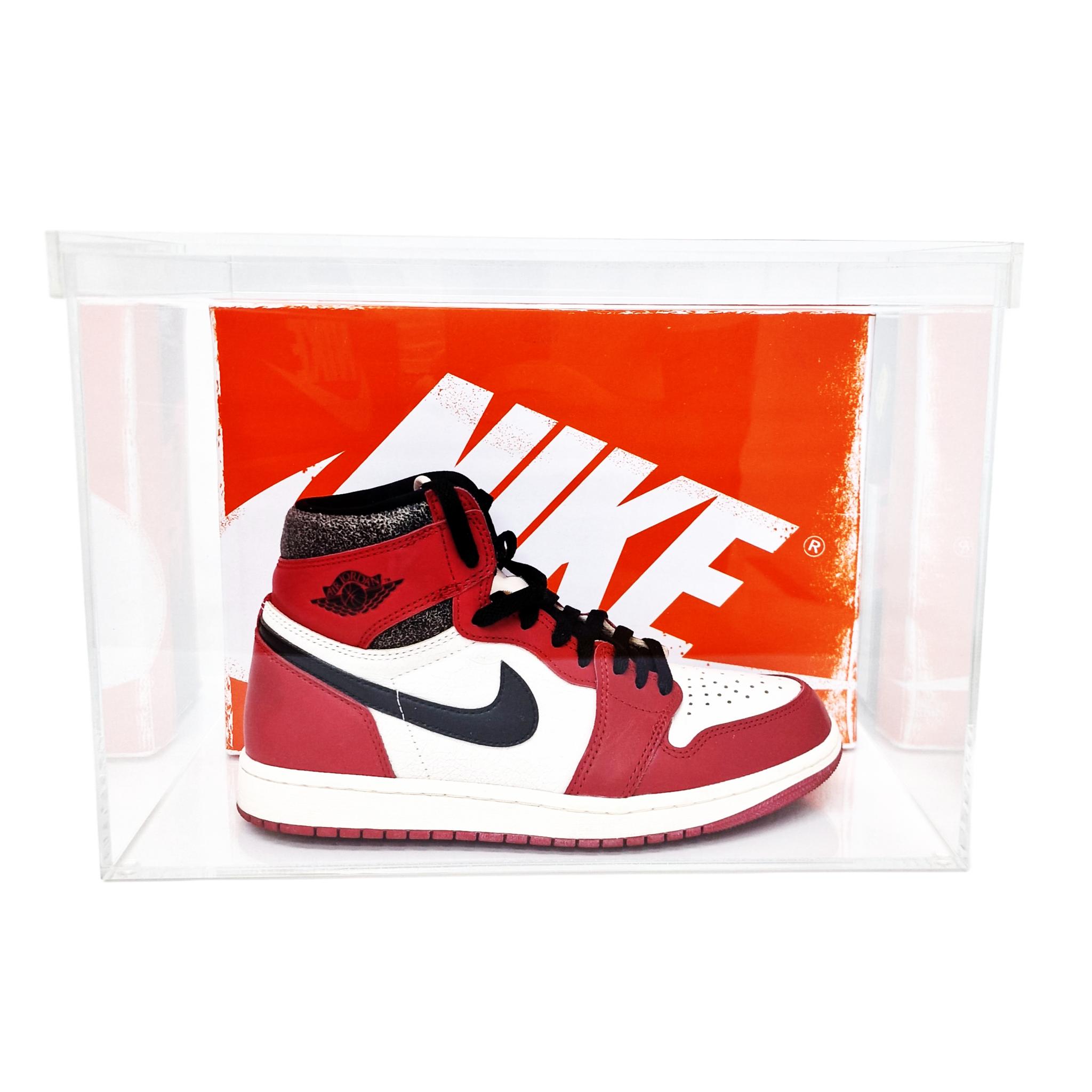 High Top Trainer Display Case | Puffin Plastics